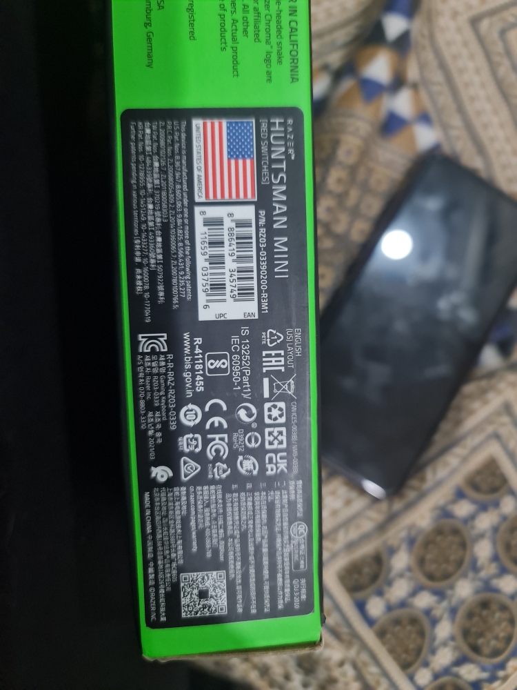 Buy Razer Huntsman Mini Analog Switch (US Layout) Gaming Keyboard with ...